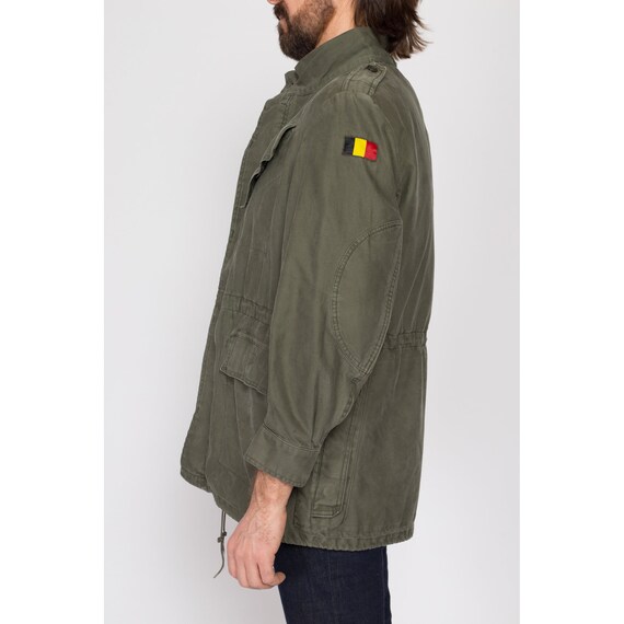 Medium 80s Belgian Army Field Jacket | Vintage 1989 S… - Gem