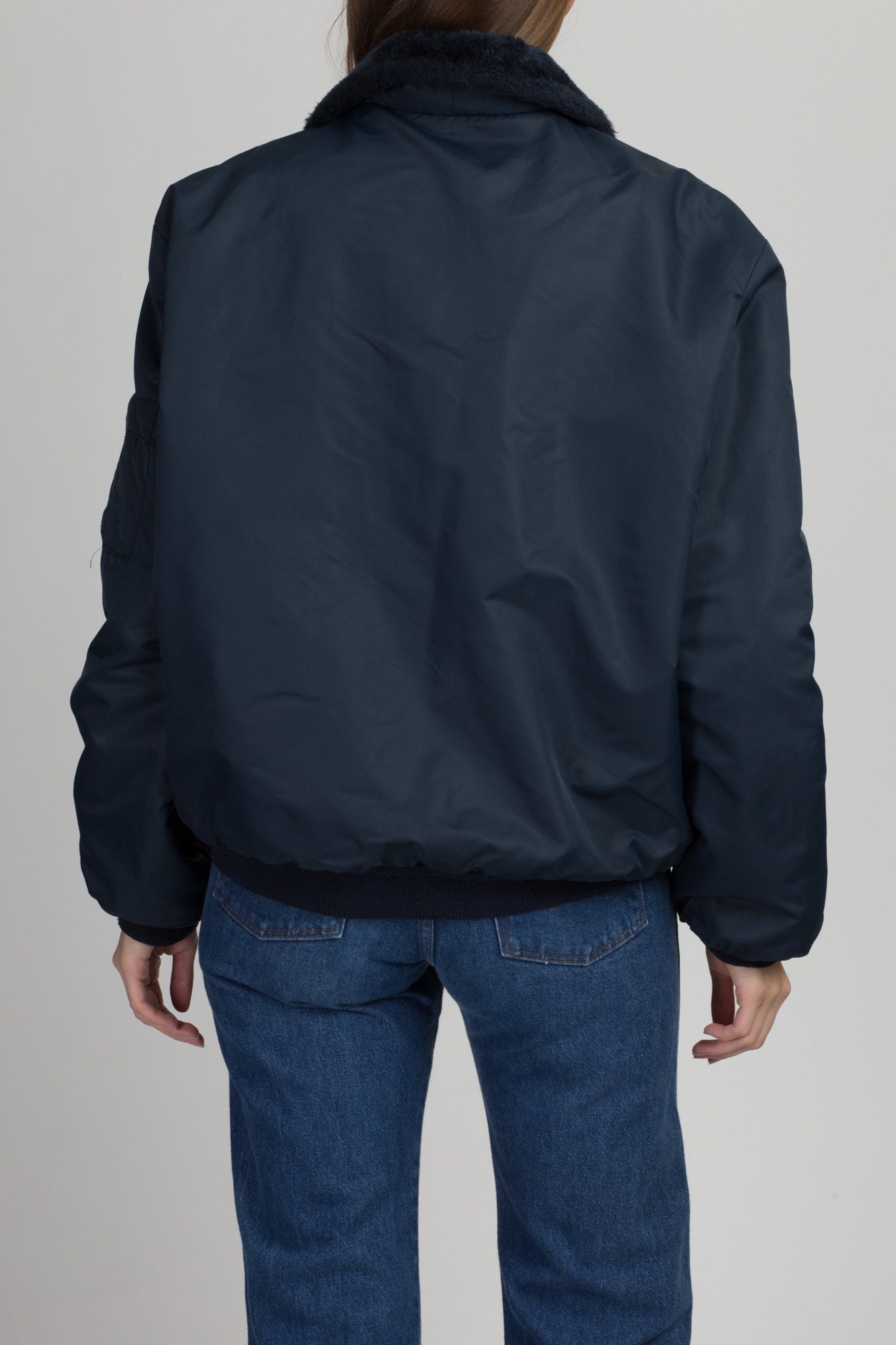 70s Wear Guard Bomber Jacket Men's Large Women's XL - Etsy