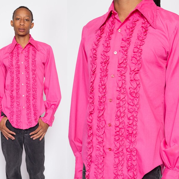 Ruffled Tuxedo Shirt - Etsy