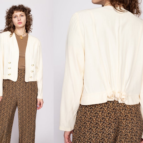 Ivory Cropped Jacket - Etsy