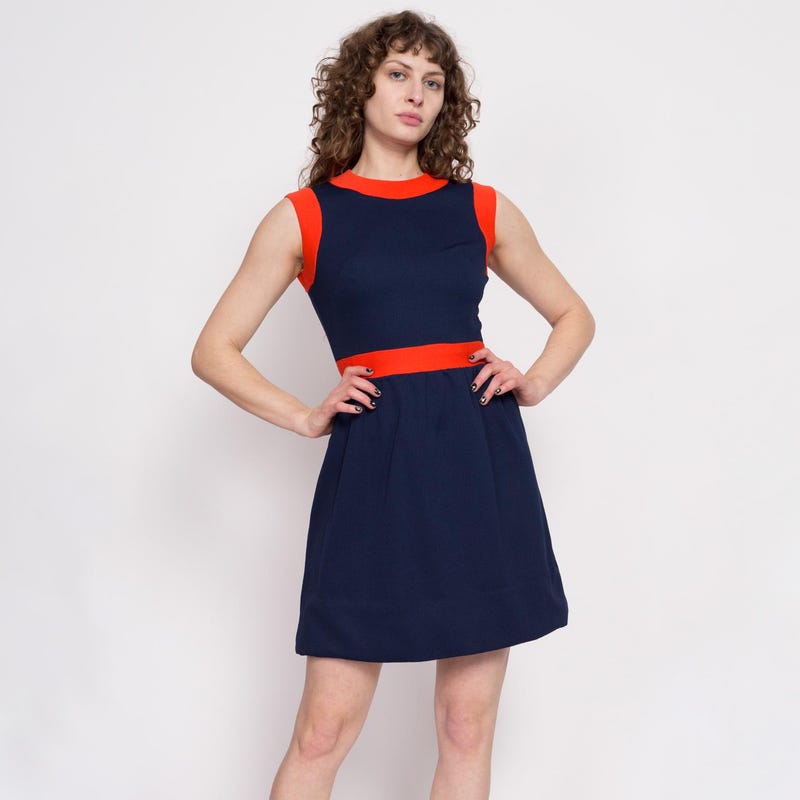 Retro Vintage Dress - Etsy