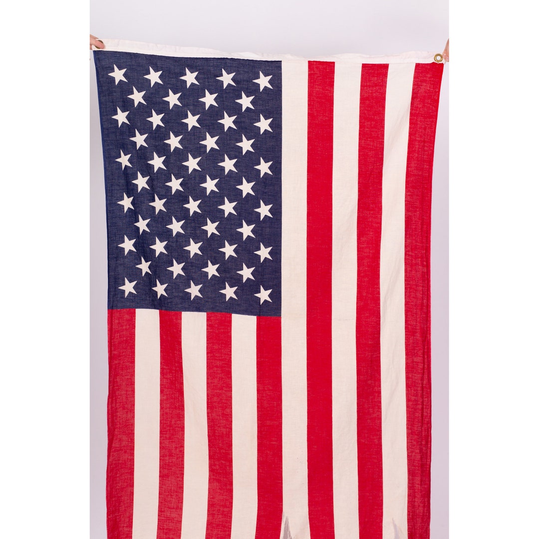 Vintage Distressed American Flag 3'x5' | 100% Cotton Annin & Co Verona ...