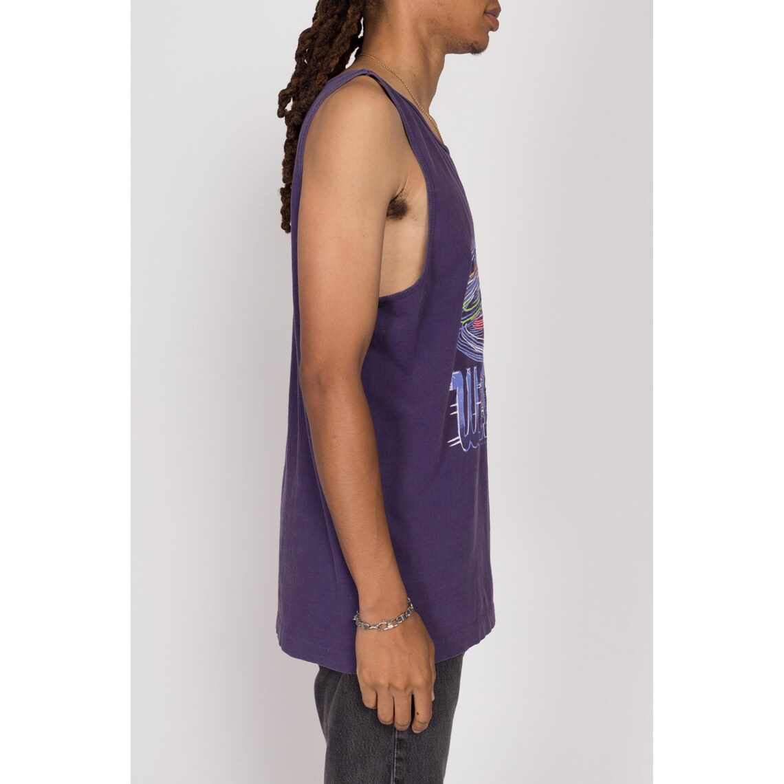 90s Six Flags Whizzer Tank Top - Large | Vintage Roller Coaster Great ...