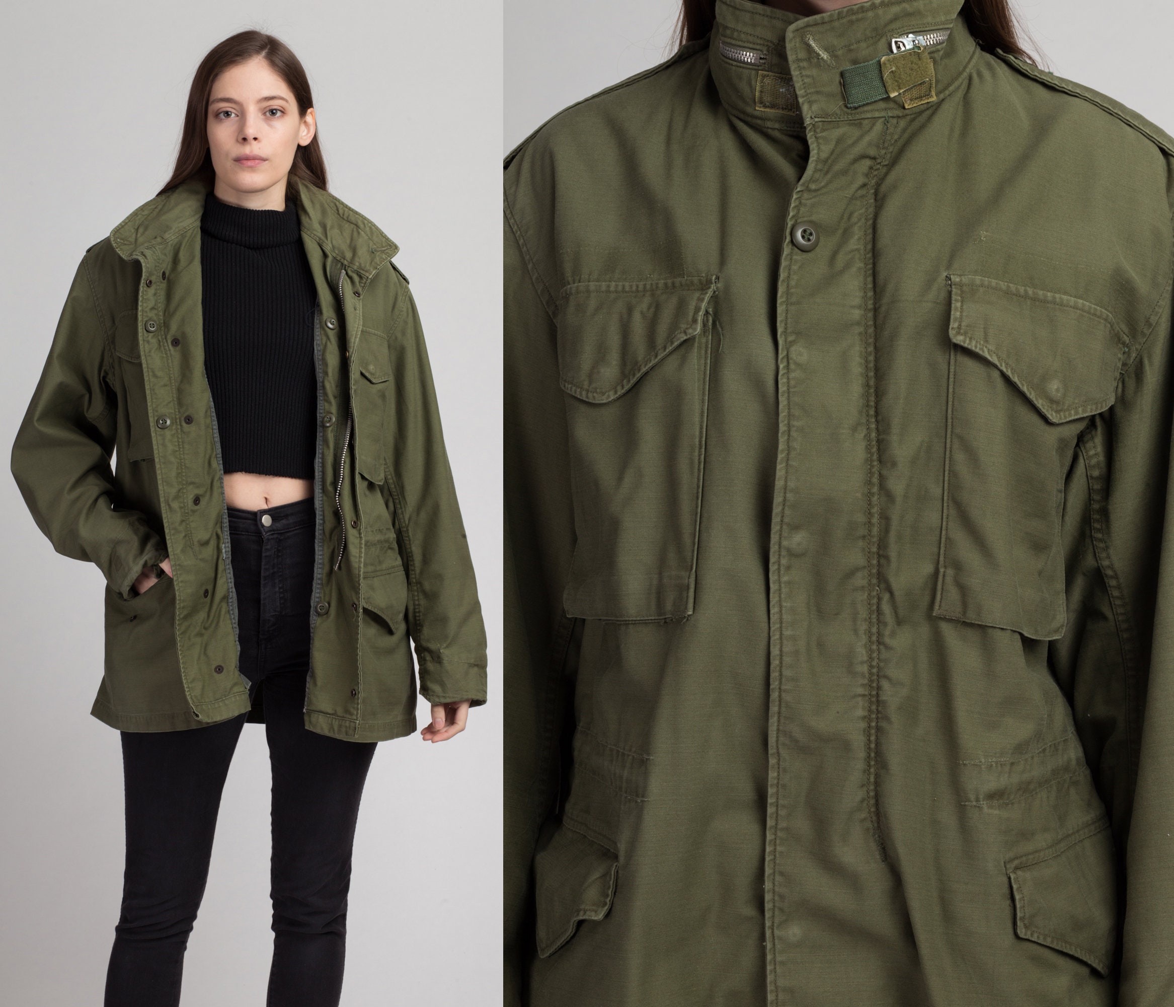 1960s Military M65 Field Jacket Men's Medium Vintage | Etsy