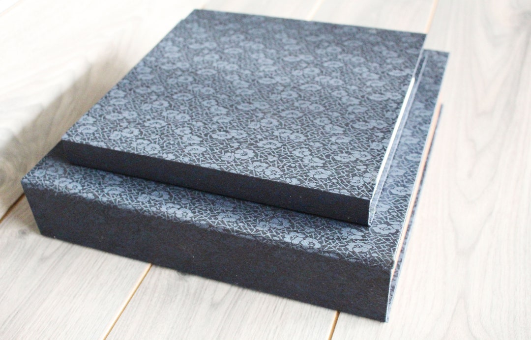 12x12 Wood Box With Flush Mounted Photo Album DIY Dry Mount Archival ...
