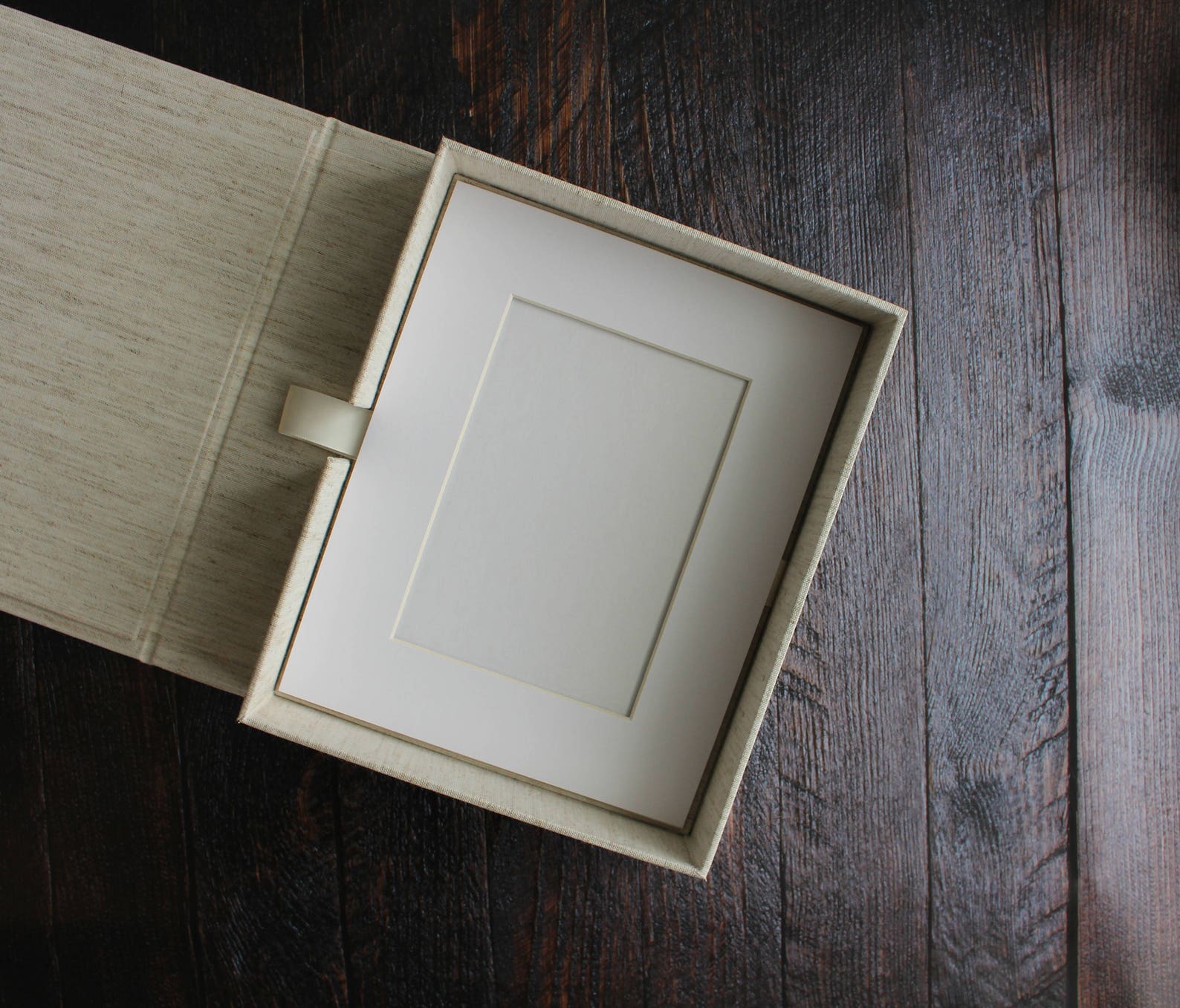 Linen 8x10 Photo Box (simple) - Etsy