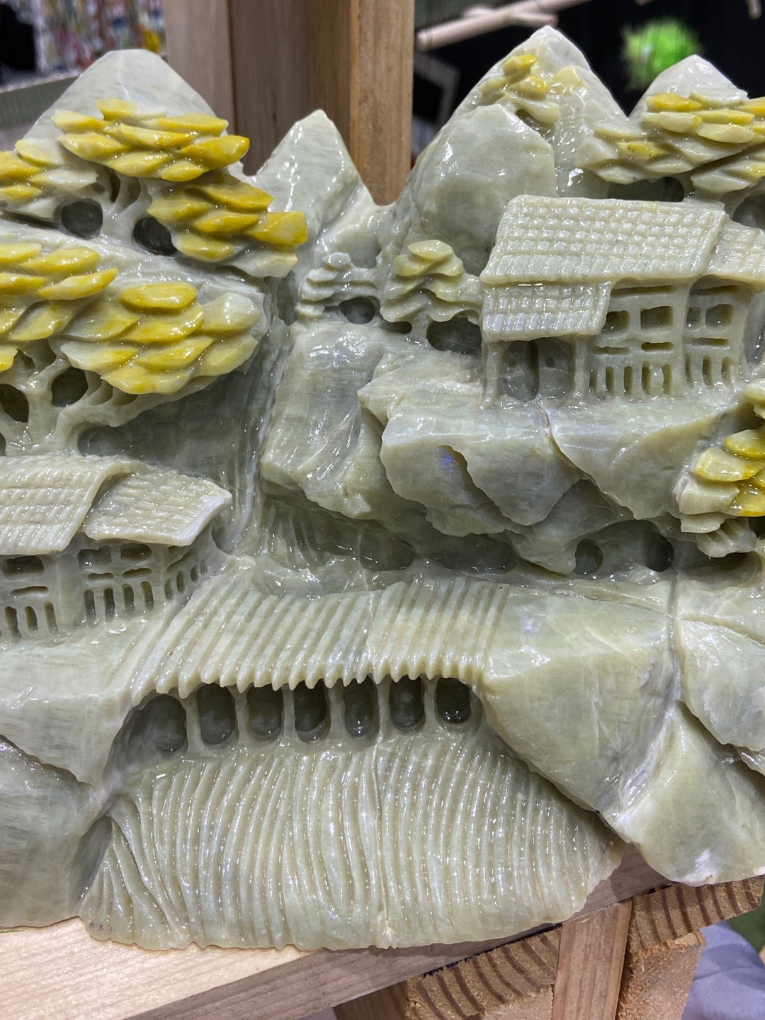 Hand Made Carvings From Master Carvers in Beautiful Real Jade Stone ...