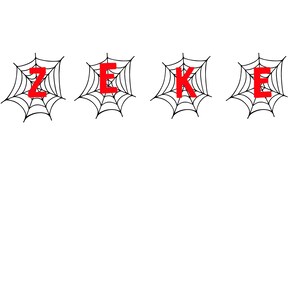 Spiderman Name Building Template - Etsy