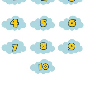 Toy Story Number Template - Etsy