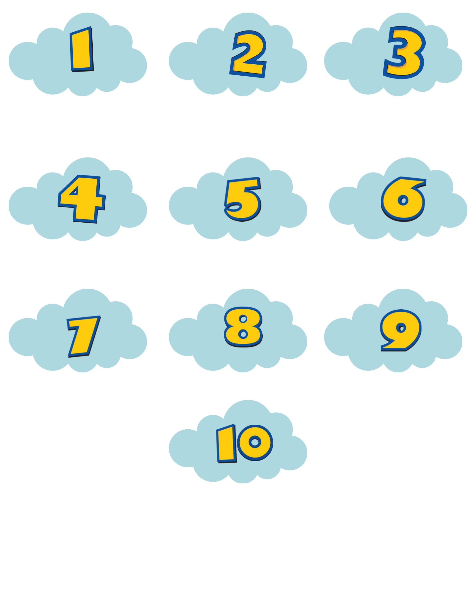 Toy Story Number Template - Etsy