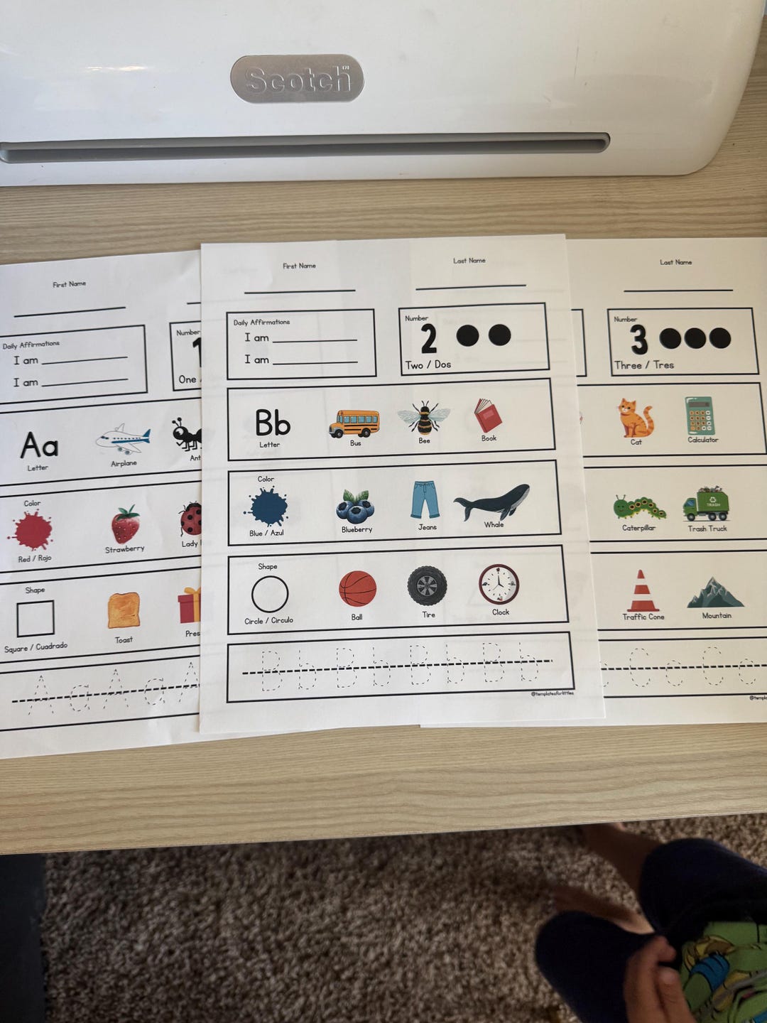 ABC Circle Time Printables - Etsy
