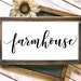 Farmhouse Wall Art Sign Rustic Poster Print - Calligraphy Wall Art ...
