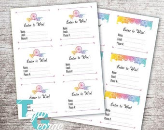 Giveaway slips | Etsy