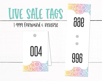 3000 Printable Facebook Live Numbers Live Numbers Facebook - Etsy