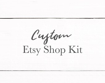 Farmhouse Shiplap Etsy Shop Banner and Branding Kit Etsy | Etsy