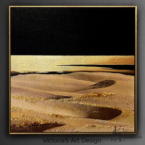 Oil Painting, Original Oil Painting Amber Painting Abstract Modern on ...