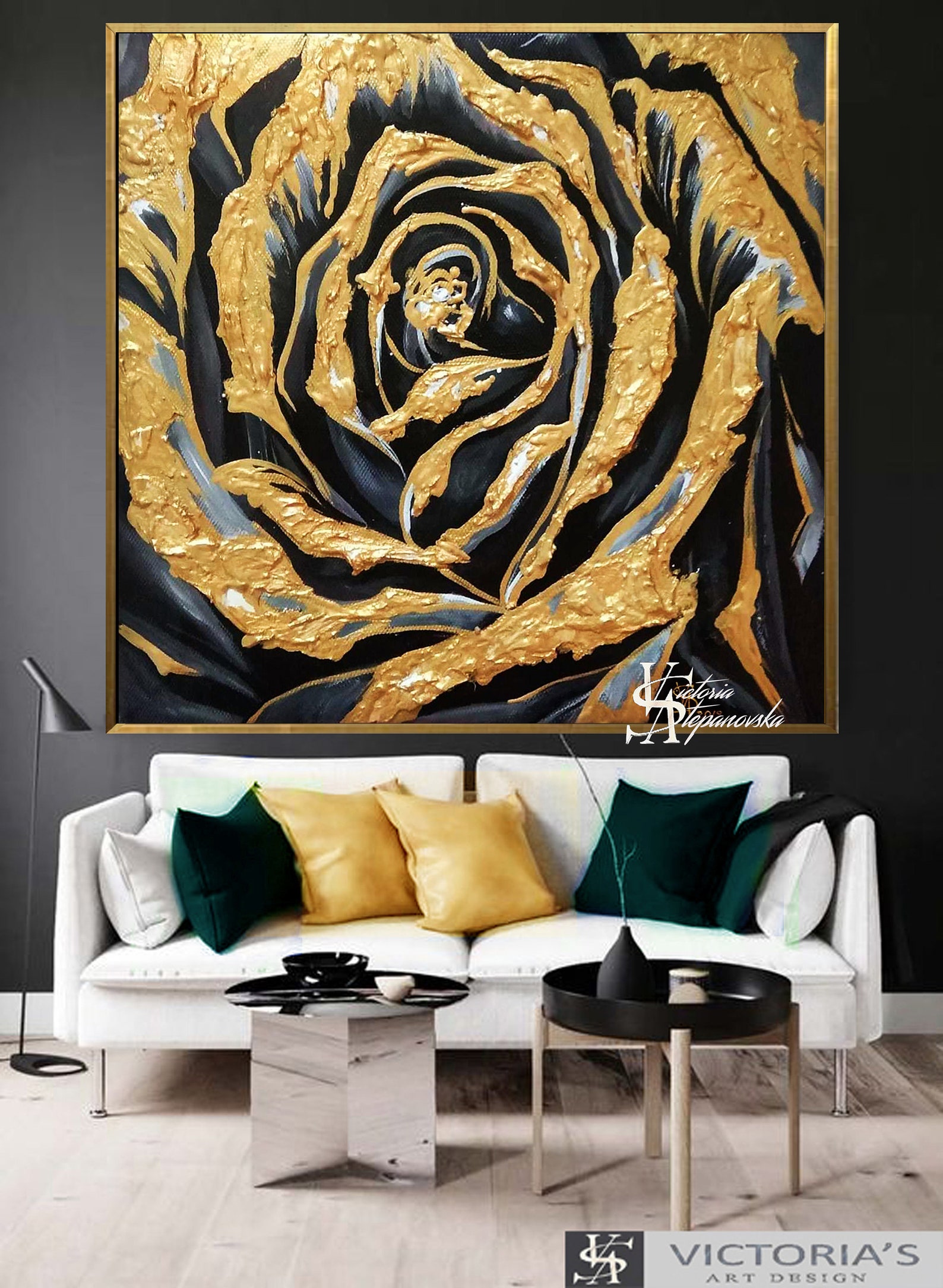 Extra Large Oil Painting, Original Oil Painting Abstract Modern on ...