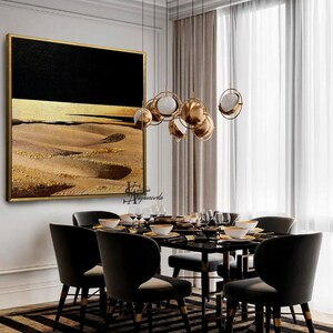 Oil Painting, Original Oil Painting Amber Painting Abstract Modern on ...