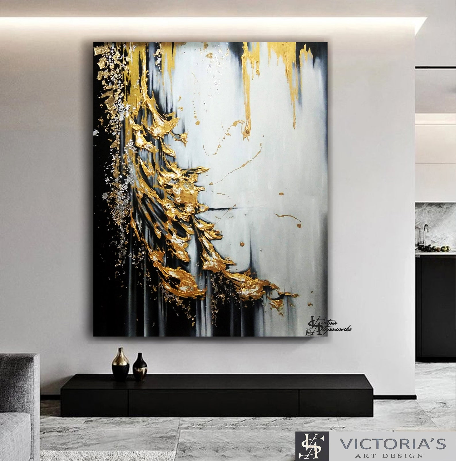 Extra Large Oil Painting Original Oil Painting Abstract - Etsy