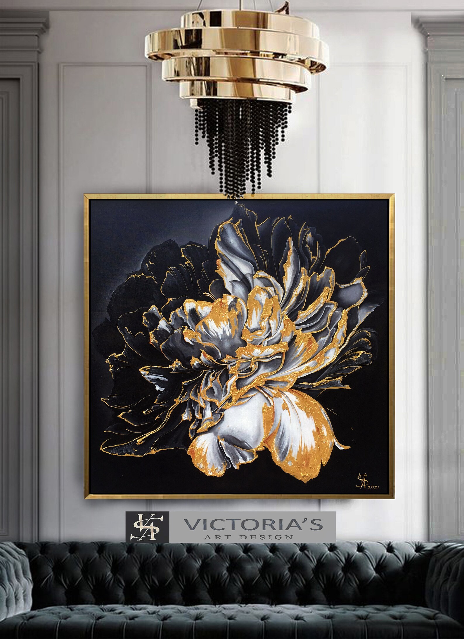 Oil Painting Original Oil Painting Abstract Modern On Canvas | Etsy