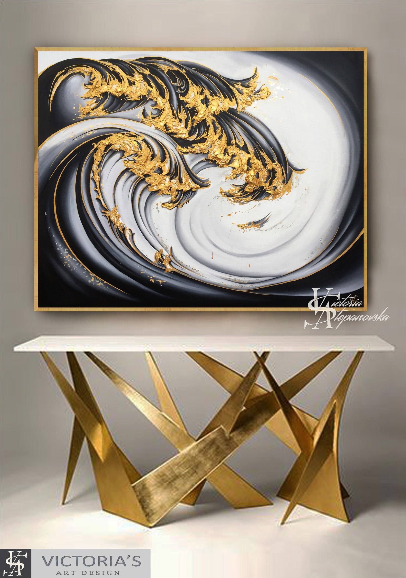 Extra Large Oil Painting, Original Oil Painting Abstract Modern on ...