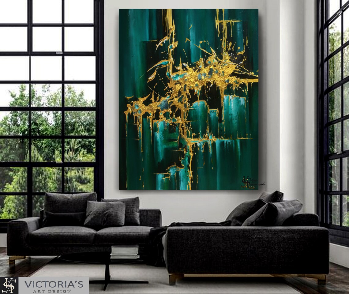 Extra Large Oil Painting Original Oil Painting Abstract - Etsy