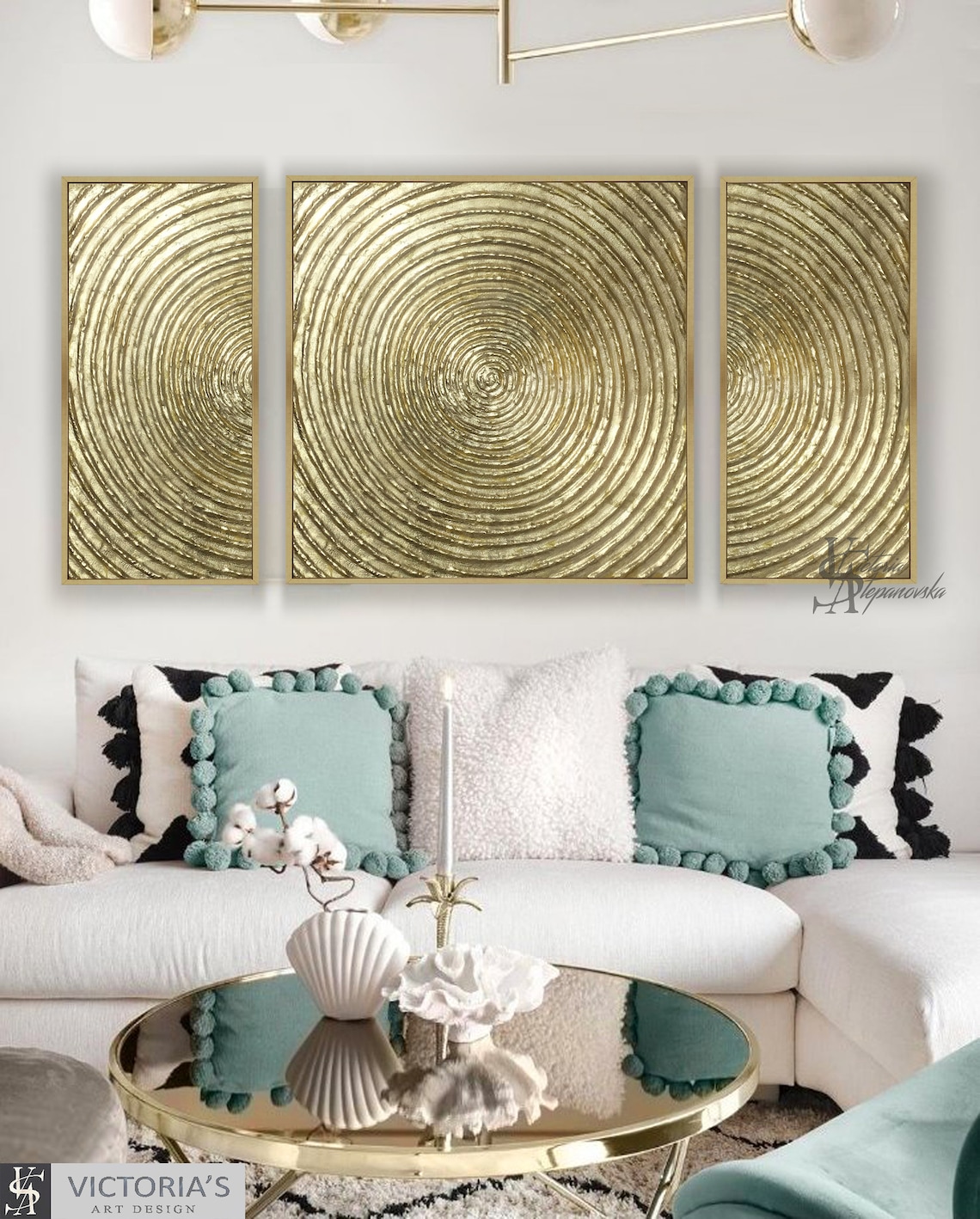 Oil Painting Original Oil Painting on Canvas Abstract Set of - Etsy