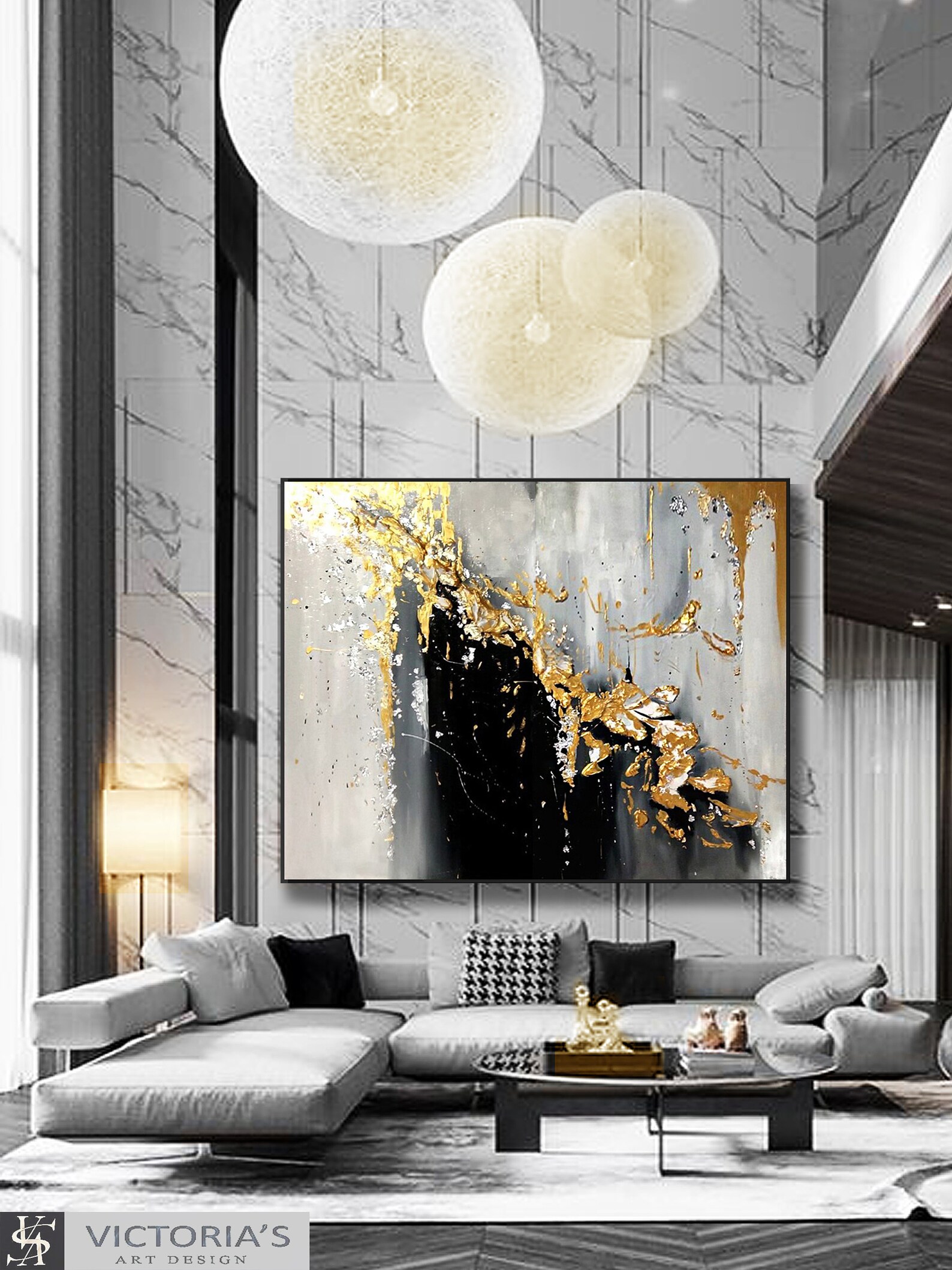 Extra Large Oil Painting, Original Oil Painting Abstract Modern on ...