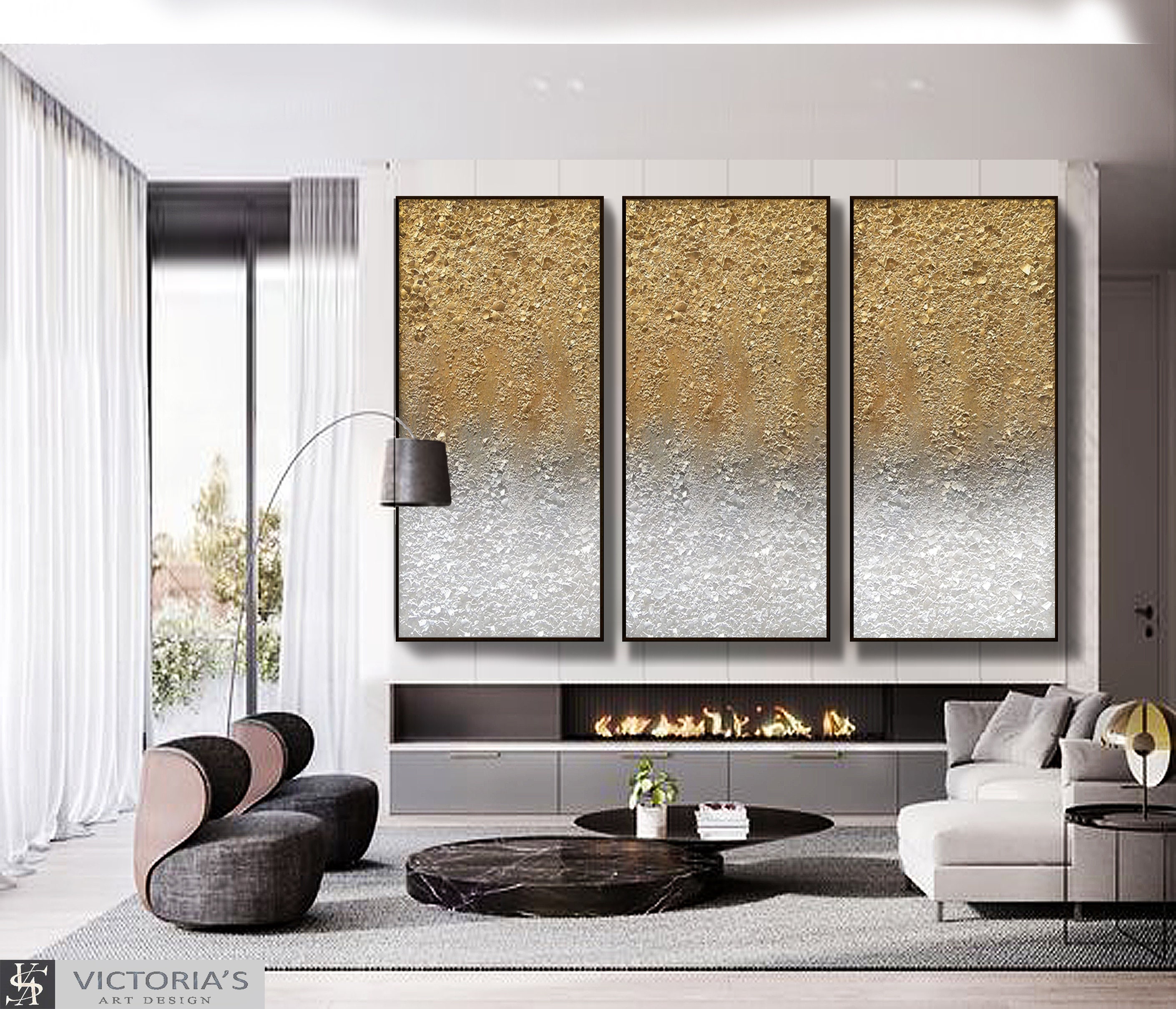 Oil Painting Original Oil Painting on Canvas Abstract Set of - Etsy