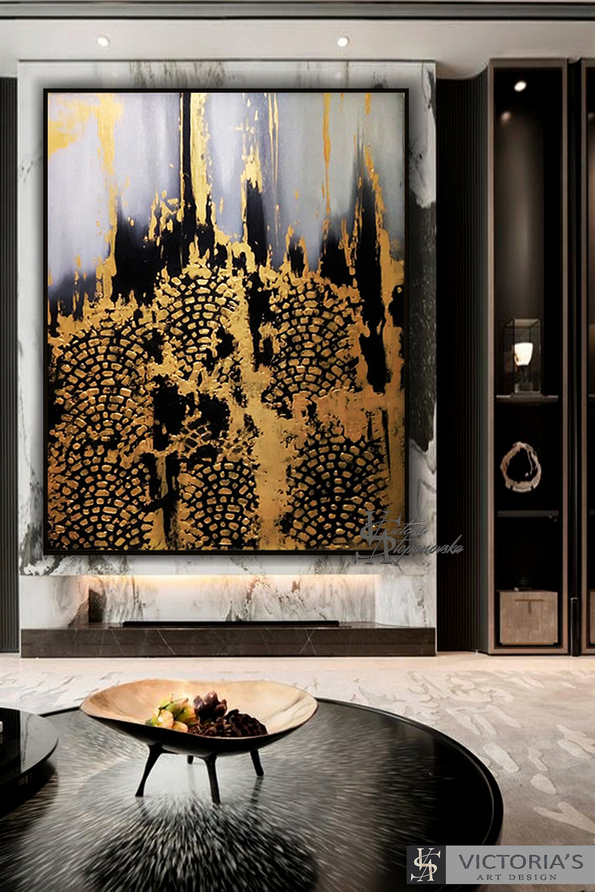 Extra Large Oil Painting, Original Oil Painting Abstract Modern on ...