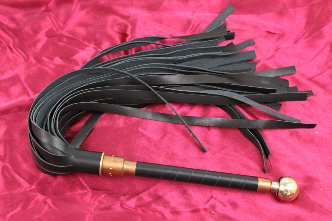 Copper Brass and Leather Flogger - Etsy Sweden