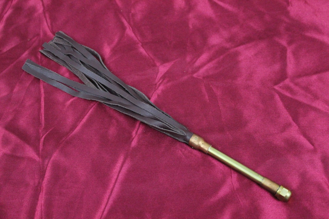 Copper Brass and Leather Small Flogger - Etsy