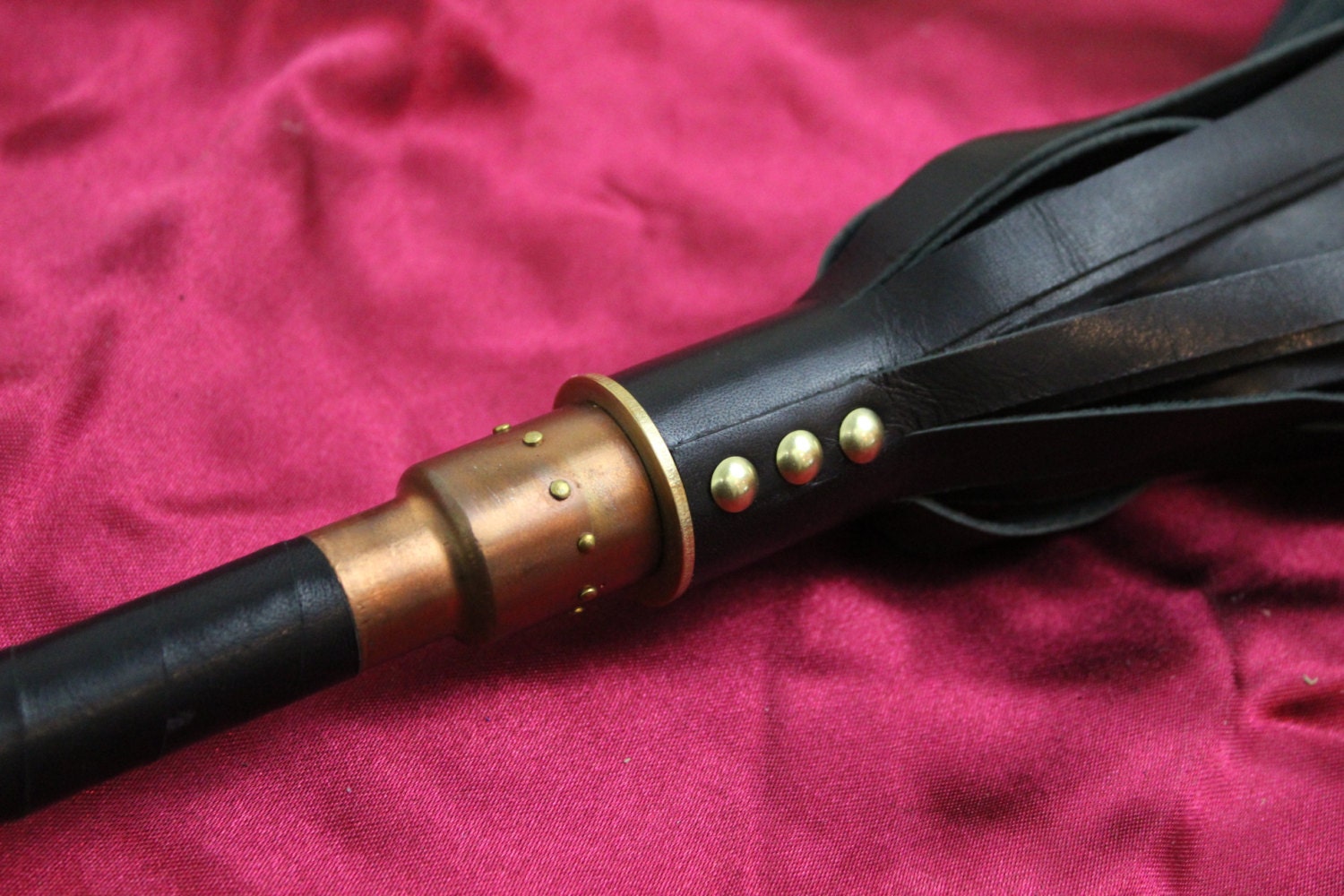 Copper Brass and Leather Flogger - Etsy Sweden