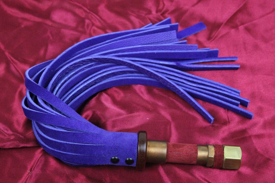 Copper Brass Padauk Hardwood and Leather Flogger - Etsy UK