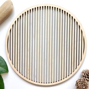 MOIRÉ Birch Trivet for Hot Dishes 20 Cm Nordic Home Decor Wooden Pot ...