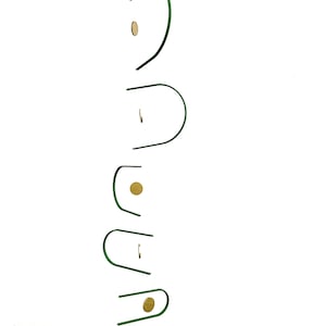 PUOLIKUU Kinetic Art Mobile, Art Deco Wooden Mobile, Art Nouveau Home ...