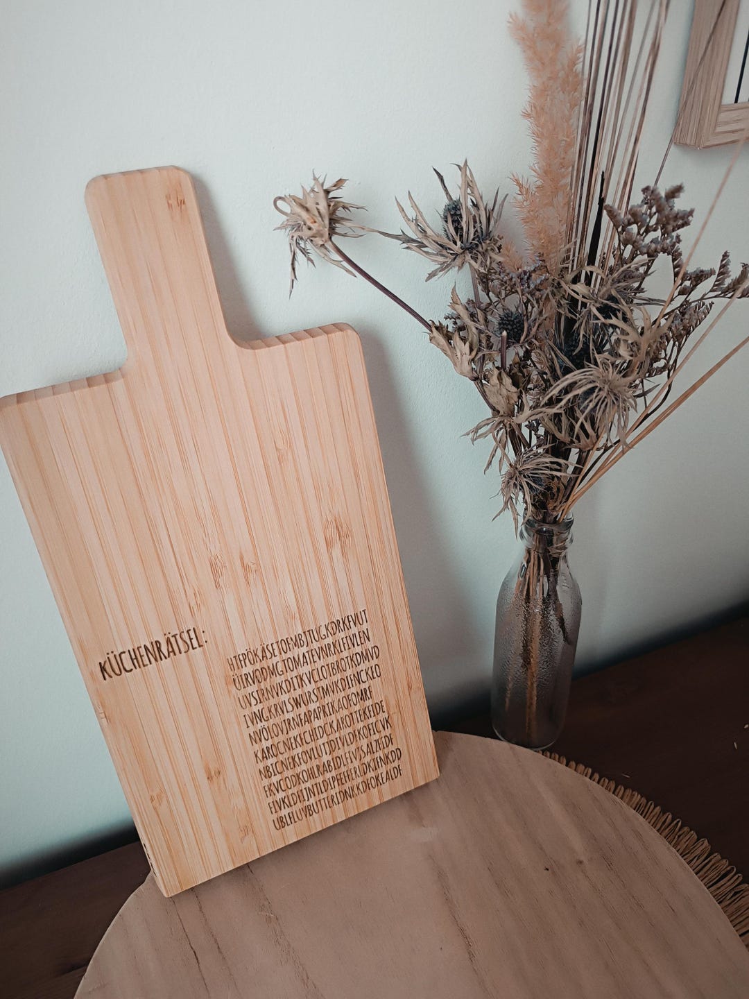 Breadboard/breakfast Board With Handle and Engraving - Etsy