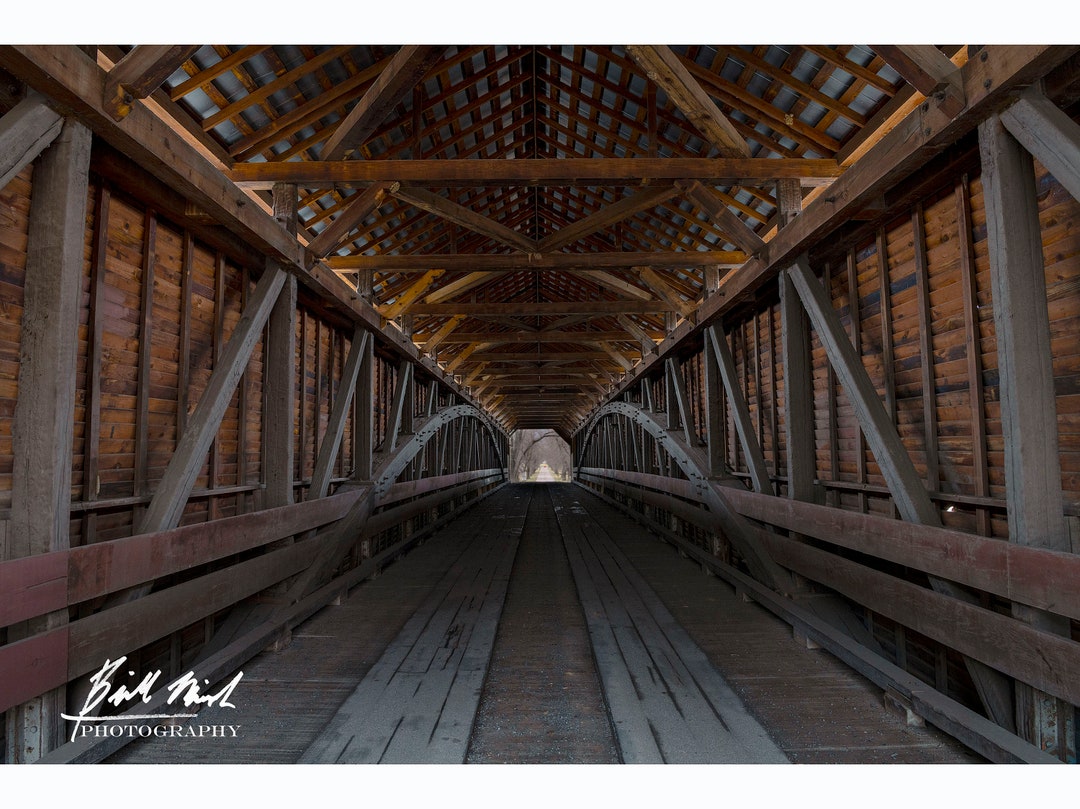 Meems Covered Bridge – Rustic Shenandoah Valley Wall Art, Virginia ...