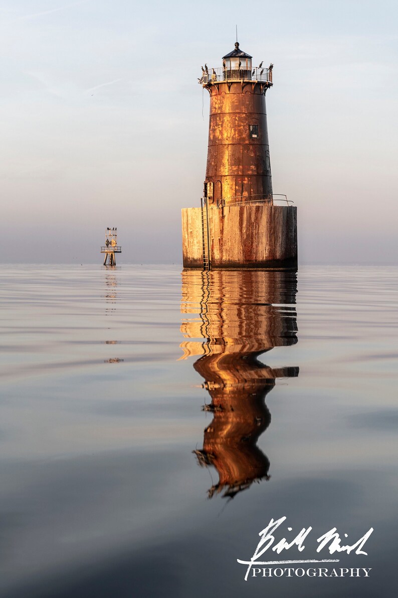 Bloody Point Lighthouse Chesapeake Bay Maryland Nature - Etsy