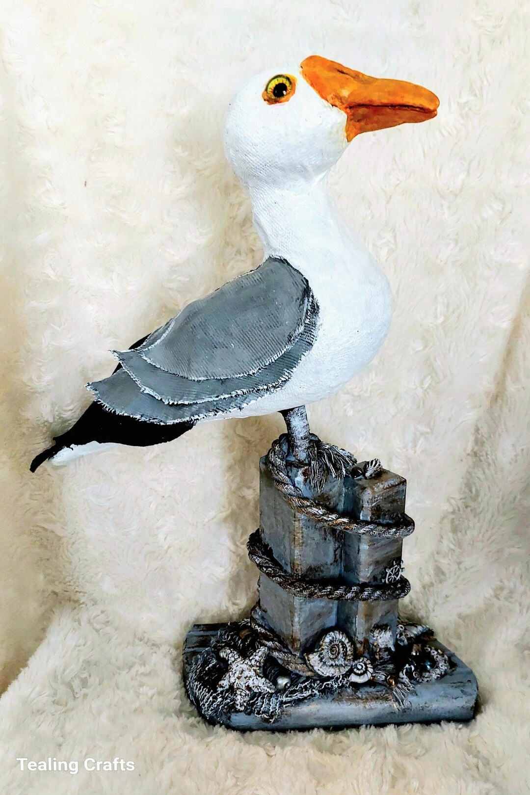 SEAGULL POWERTEX SCULPTURE - Etsy
