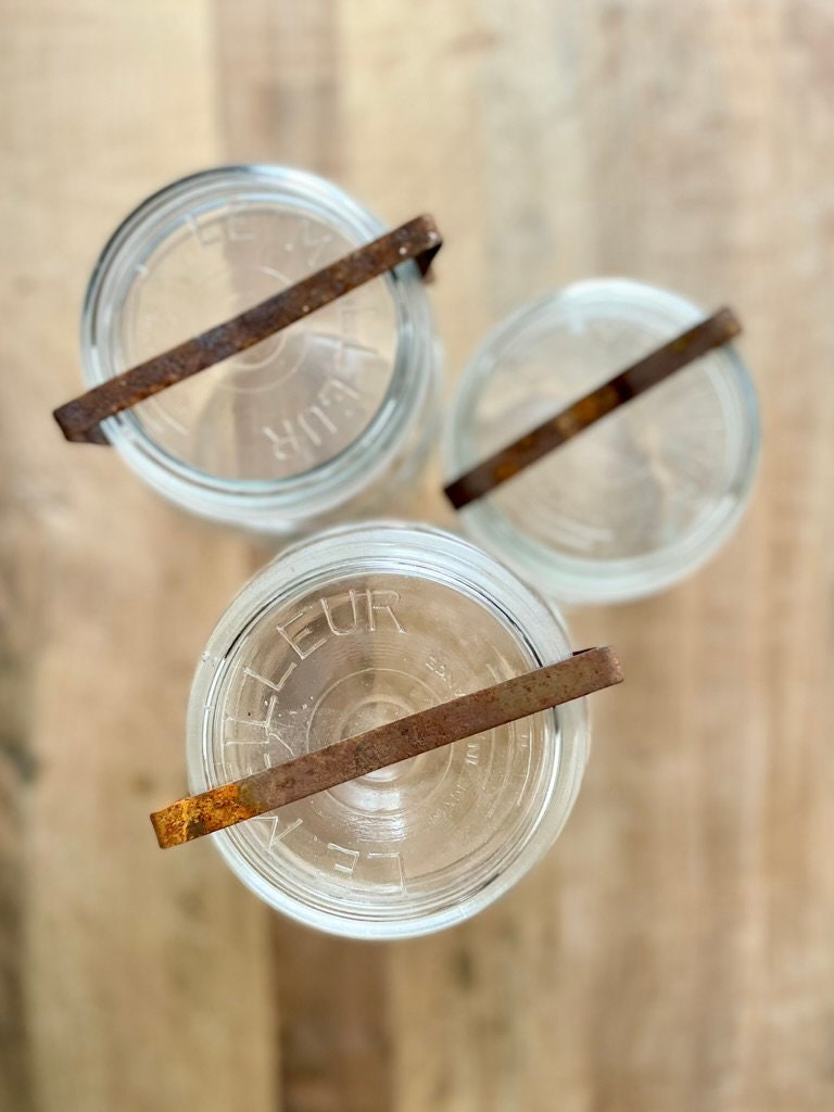 Set of 3 French Vintage “le Meilleur” Canning Jars, C1940s-1950s ...