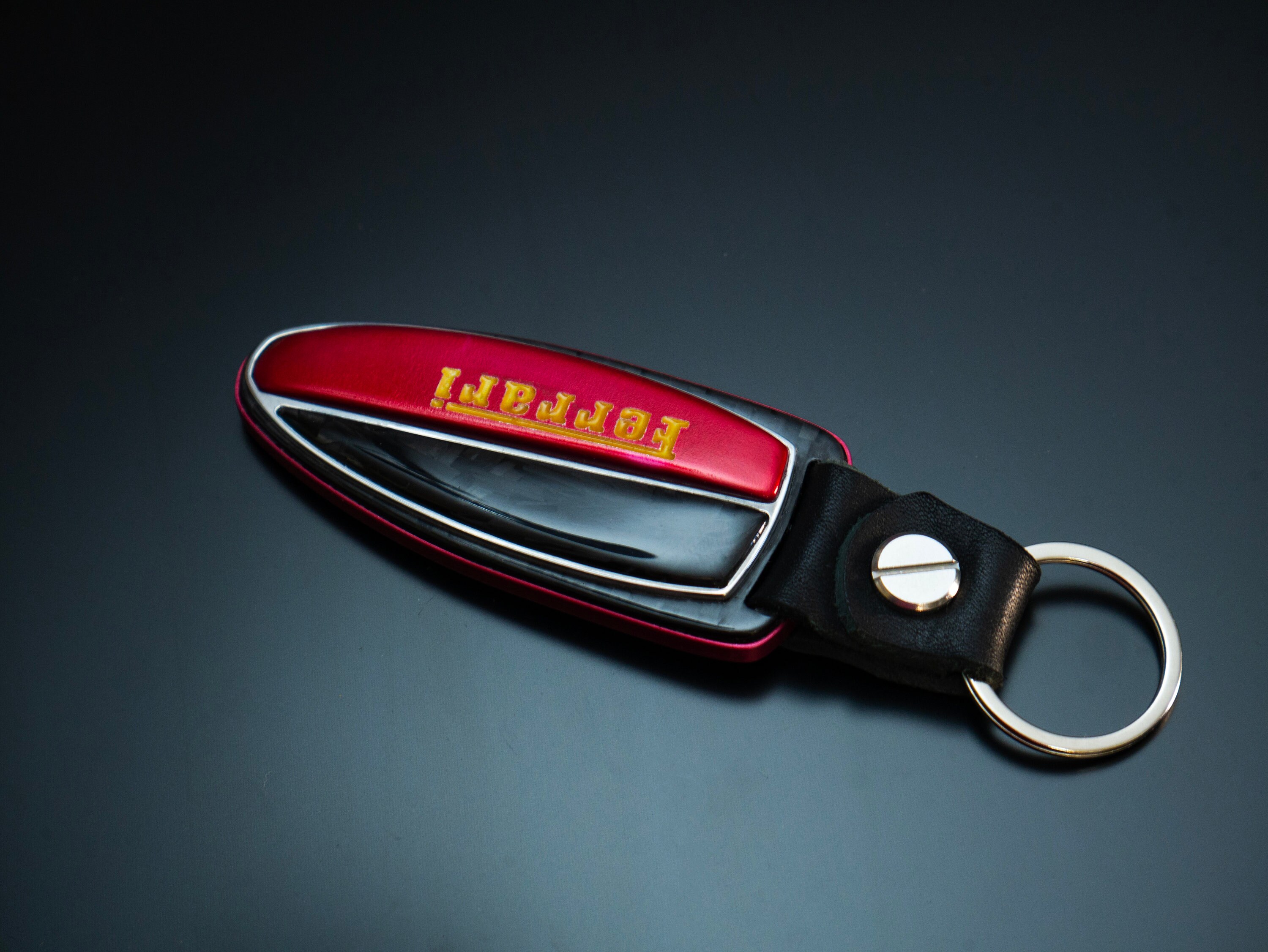 Custom Ferrari Keychain Made of Carbon Fiber Aluminum - Etsy