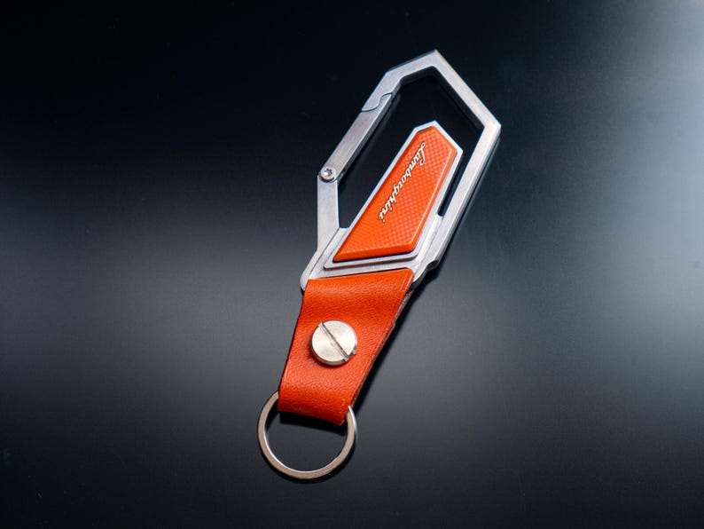 Titanium Keychain Carabiner for Lamborghini, Aventador, Urus, SVJ ...