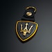 Maserati Golden Keychain Carbon, Aluminum, Titanium, Spyder, 350 GT ...