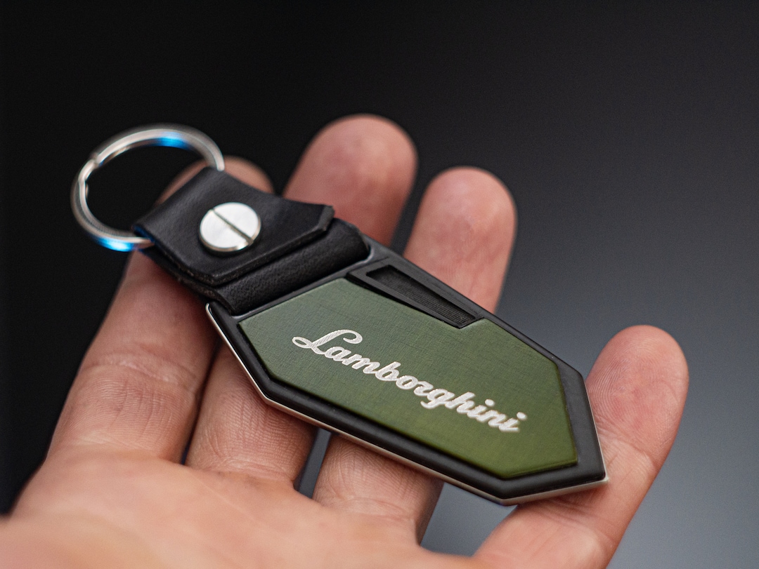 Lamborghini Keychain, Ceramic, Aluminum, Carbon Fiber, Present, Gift ...