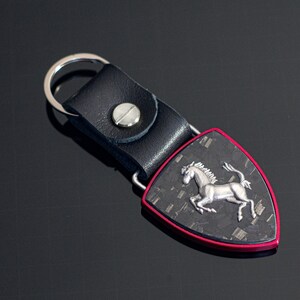 Custom Ferrari Keychain, Made of Carbon Fiber, Aluminium, Fiorano ...