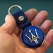 Maserati Blue Keychain Wooden Titanium Aluminum Spyder Gran Turismo 350 ...