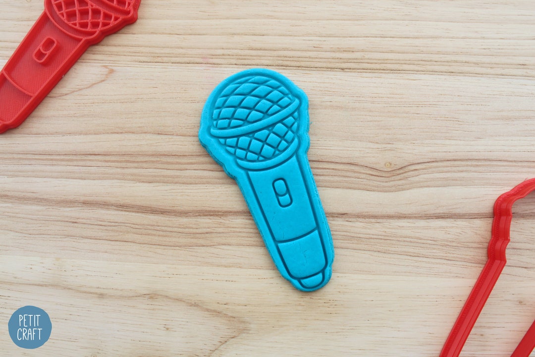 Microphone | Musical Cookie Cutters and Embossers, Cake and Fondant ...