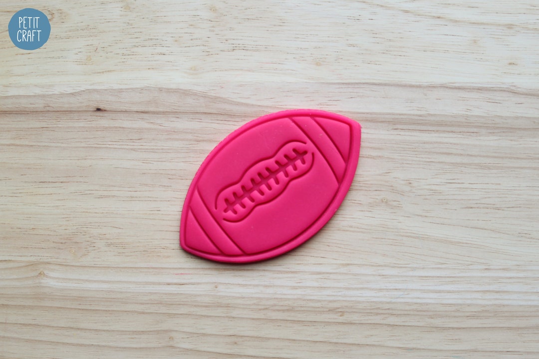 Rugby Ball Cookie Cutters and Embossers Cake and Fondant - Etsy