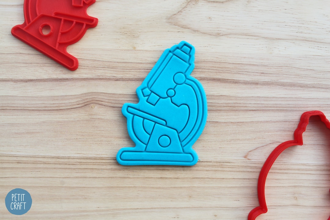 Microscope | Science, Lab Cookie Cutter and Embosser, Stamp, Cake and ...